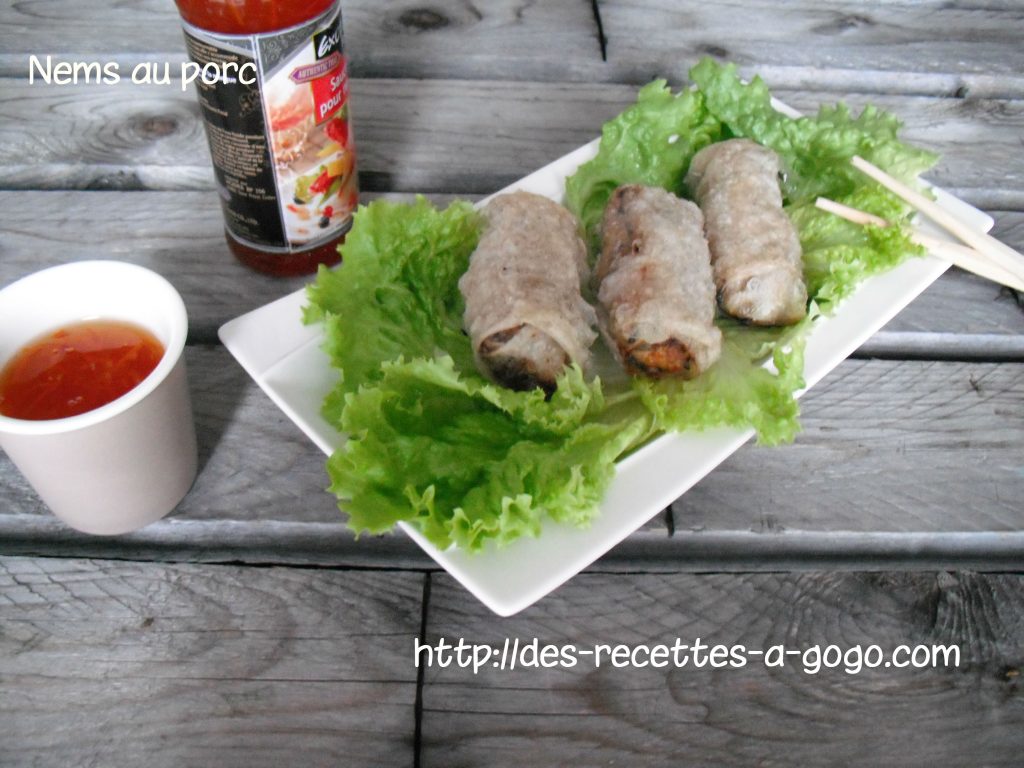 Nems au porc - Des recettes à Gogo - Recettes Maison - Simples ...