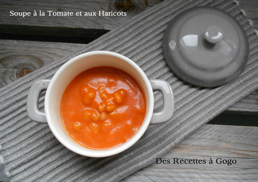 Soupe à la tomate et aux haricots - Des recettes à Gogo - Recettes ...